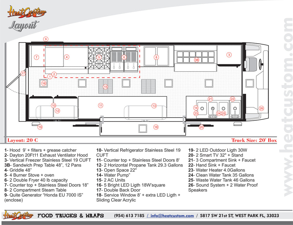 20' Food Truck